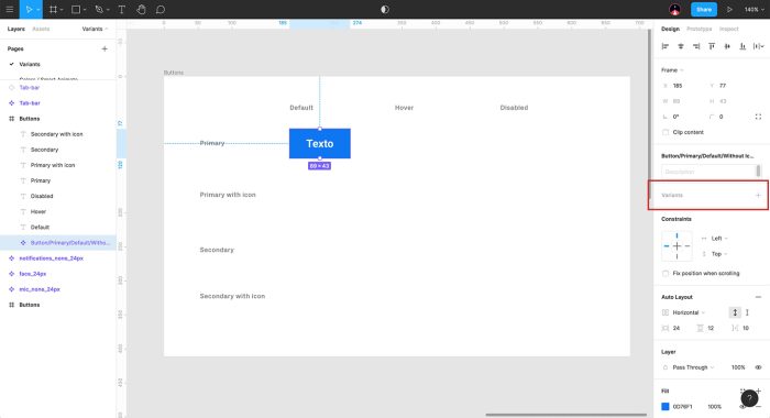 Variants en Figma - Tutorial + qué es — uiFromMars