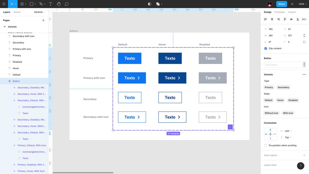 Variants en Figma - Tutorial + qué es — uiFromMars