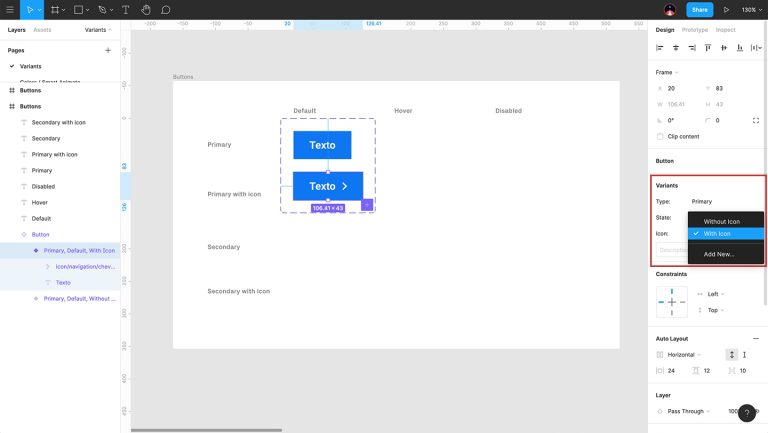 Variants en Figma - Tutorial + qué es — uiFromMars