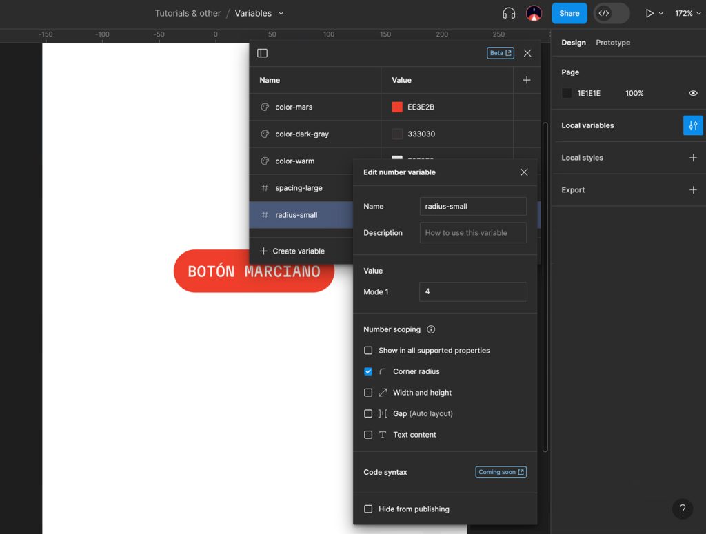 Variables en Figma - Tutorial + qué es — uiFromMars